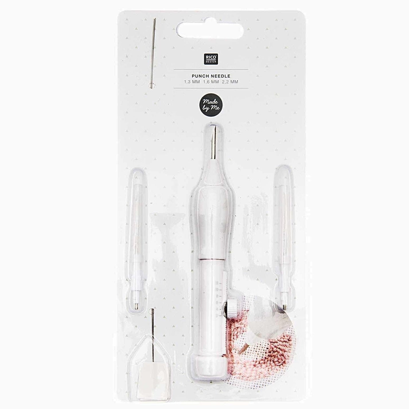 Punch Needle Set 13 cm (3 tips for Embroidery floss - Sport weight ...